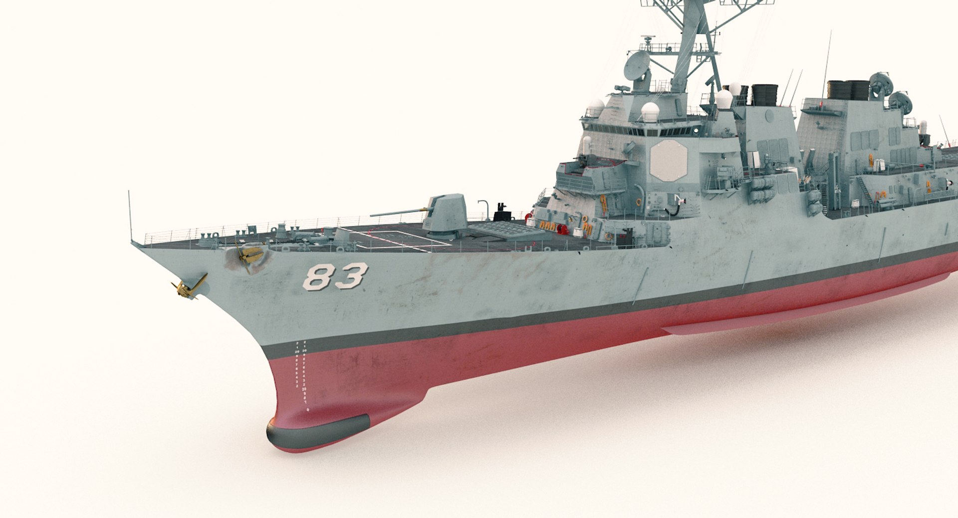3D uss howard ddg model - TurboSquid 1380127