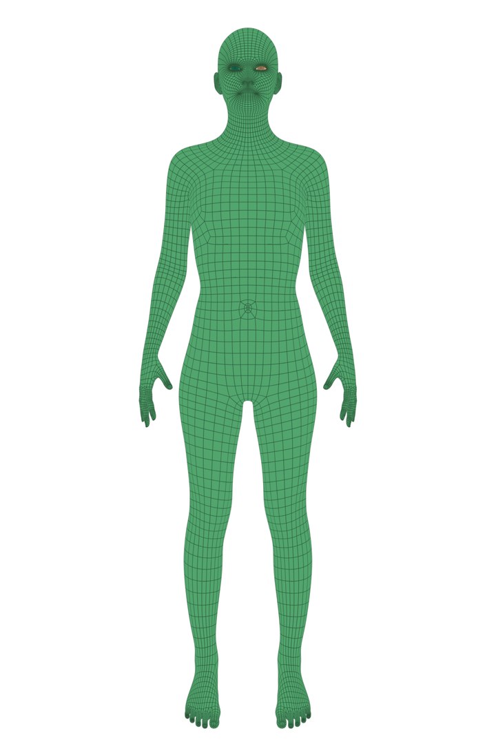 3d girl female human model