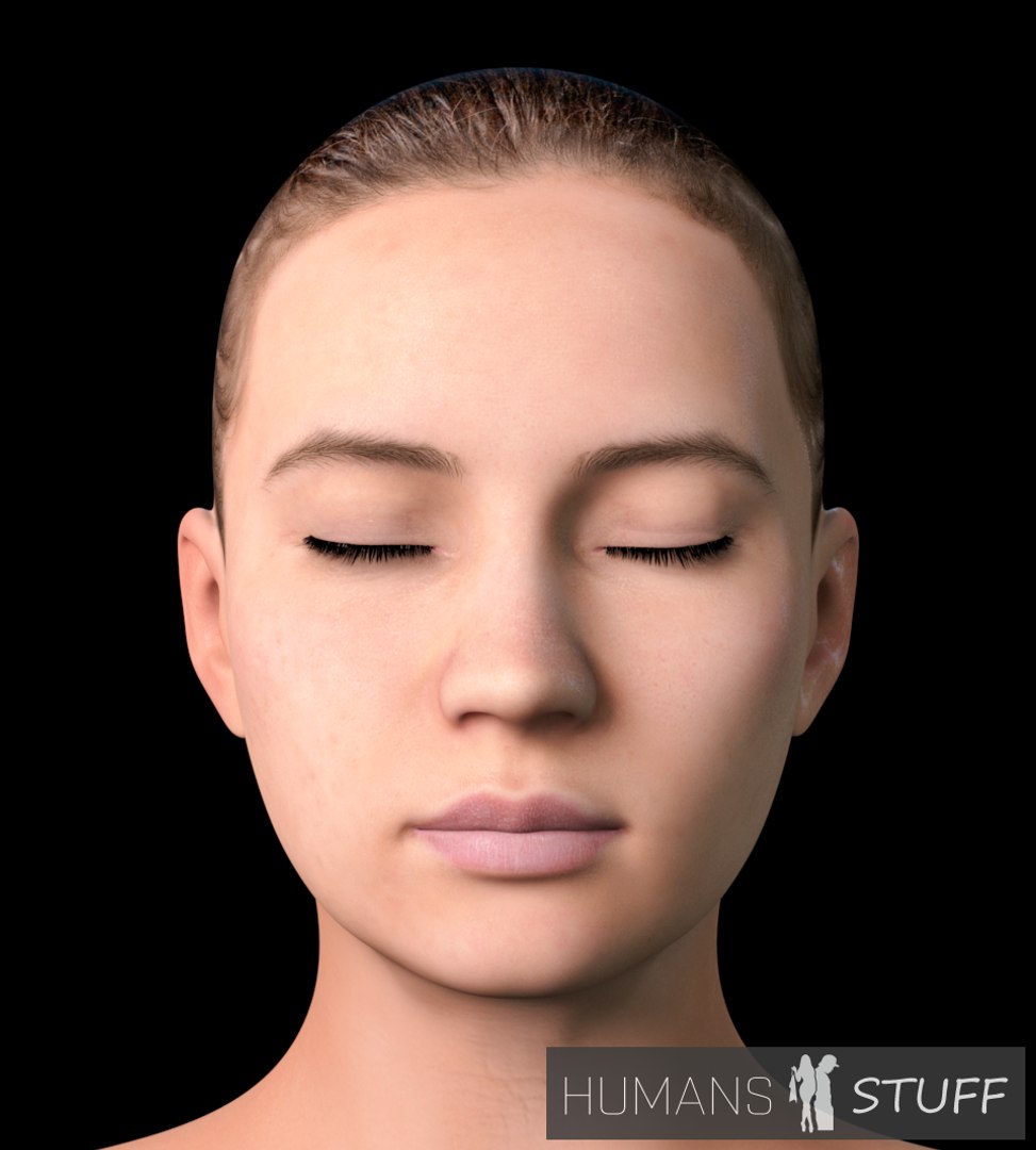 3d girl female human model
