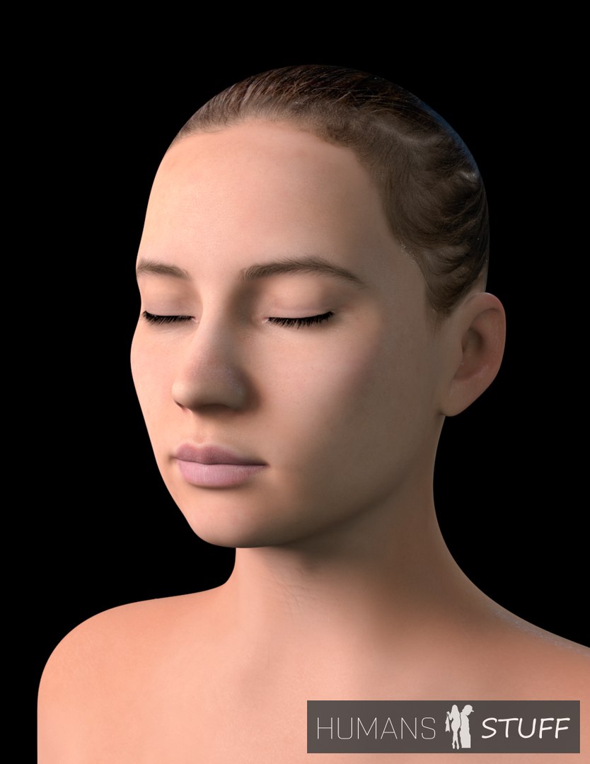 3d girl female human model