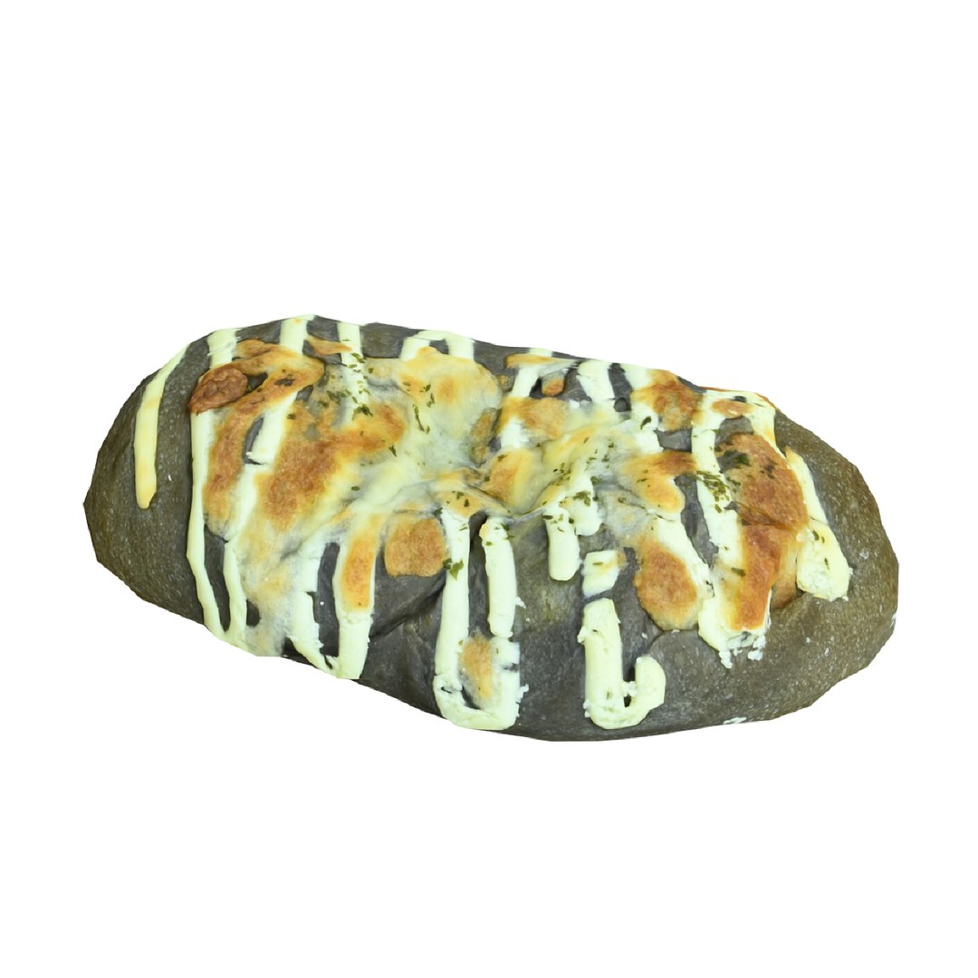 3D Game Ready Squid Ink Bread Model - TurboSquid 2014629