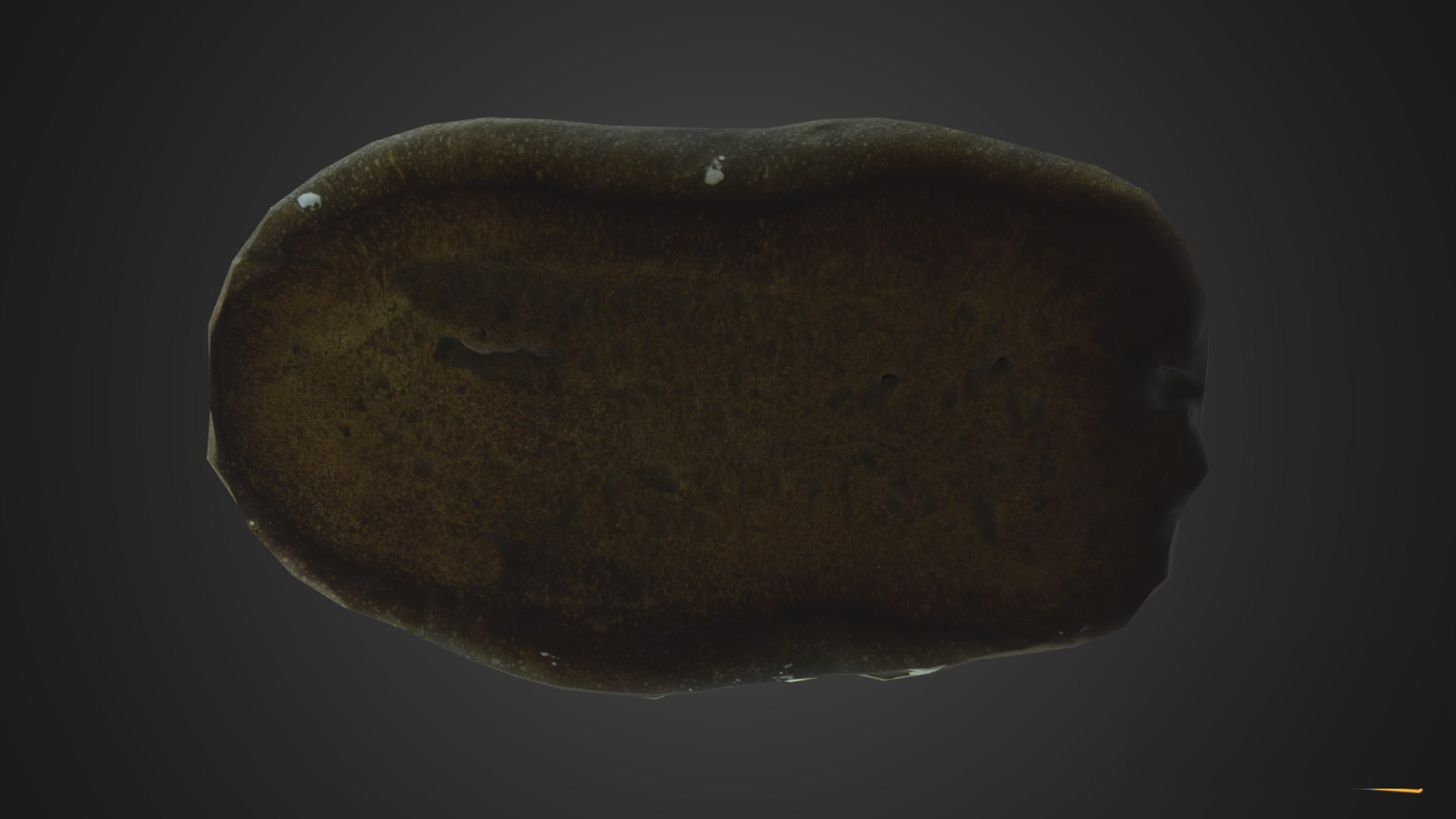 3D Game Ready Squid Ink Bread Model - TurboSquid 2014629