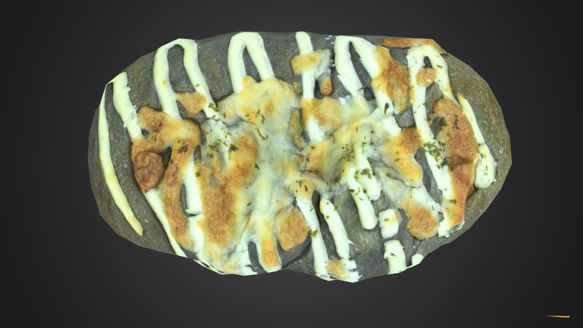 3D Game Ready Squid Ink Bread Model - TurboSquid 2014629