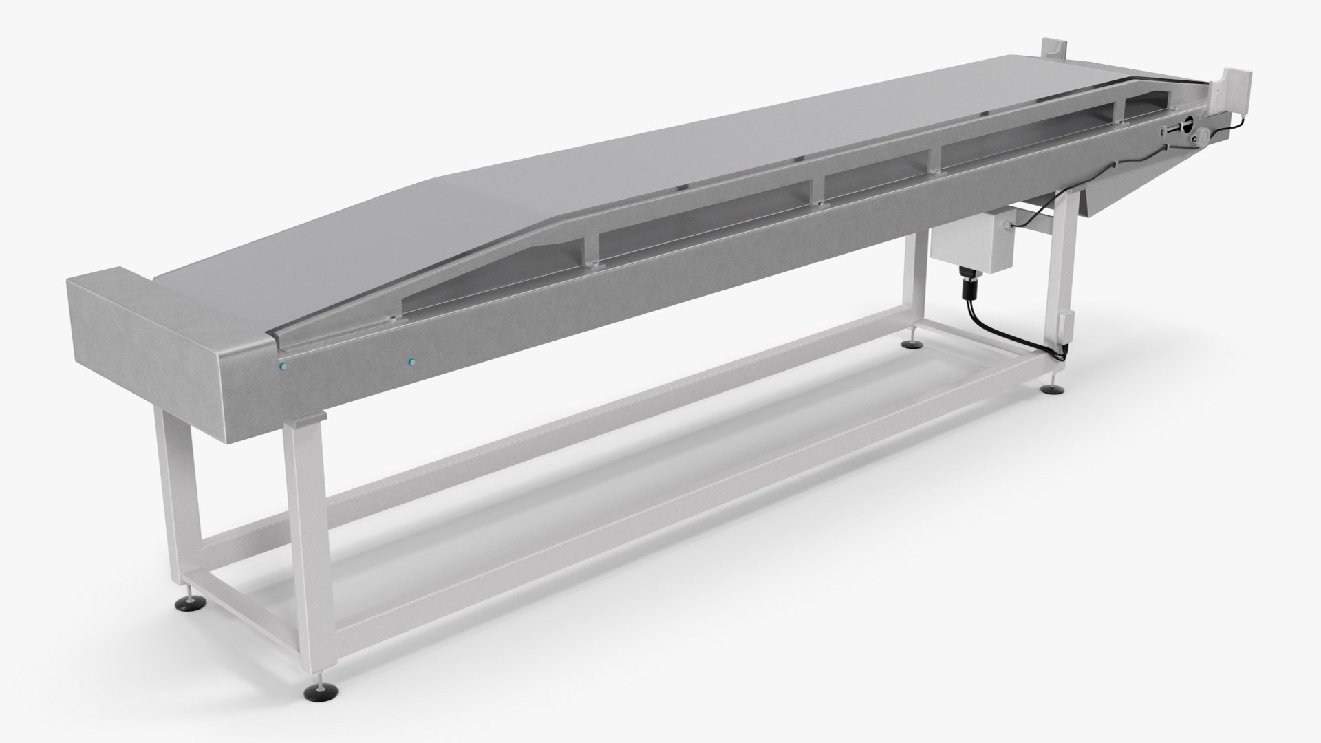 Industrial Belt Conveyor With Safety Guard 3D - TurboSquid 2410812