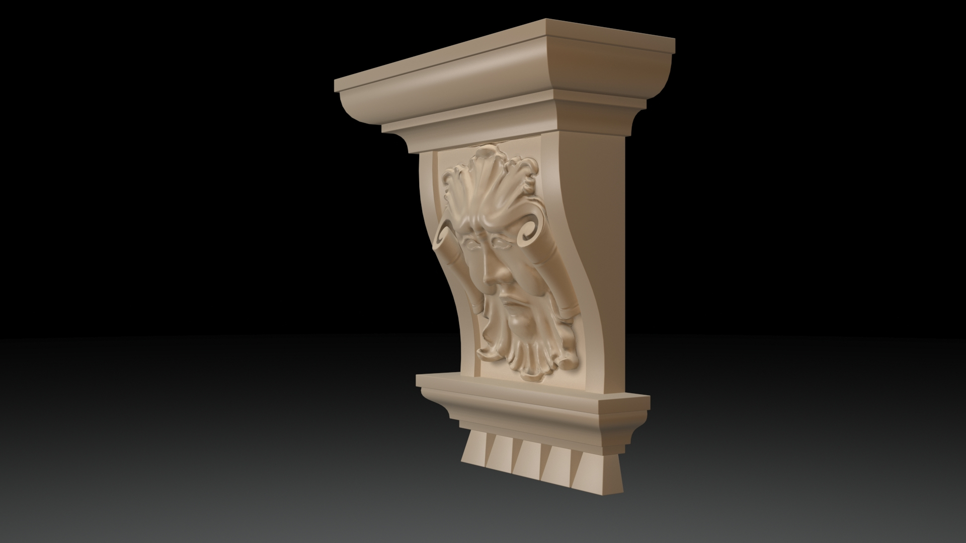 3D Classic Corbel - TurboSquid 1768382