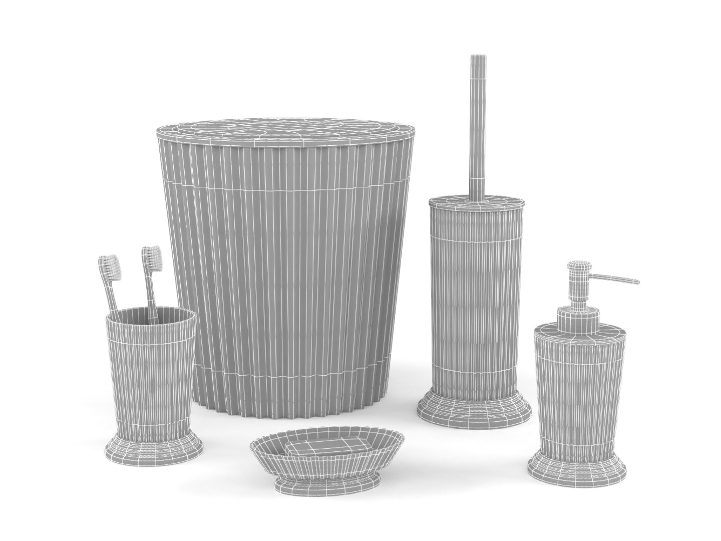 Bath Products 3D Model - TurboSquid 1610818