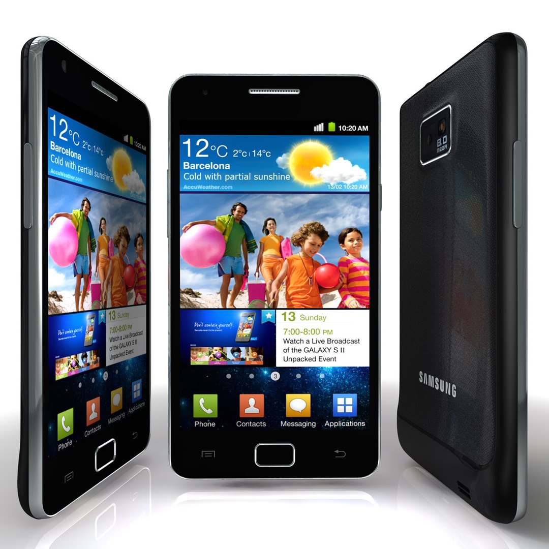 Samsung Galaxy I9100 Android 3d Max