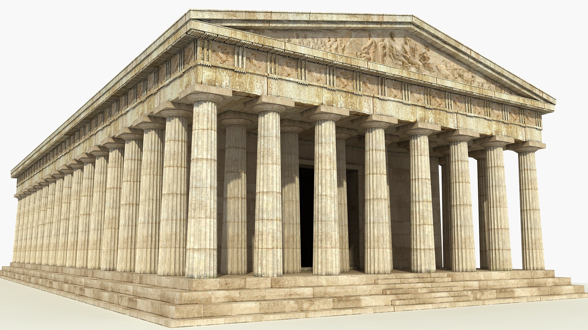 Parthenon 3D Model - TurboSquid 1906427
