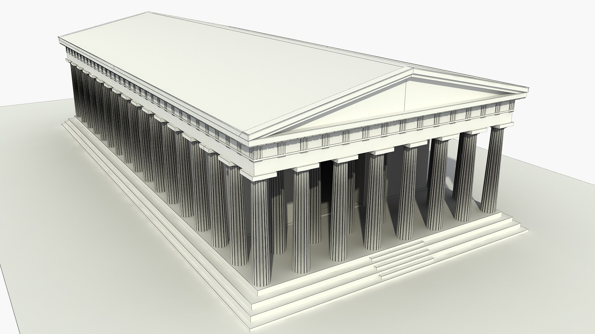 Parthenon 3D Model - TurboSquid 1906427