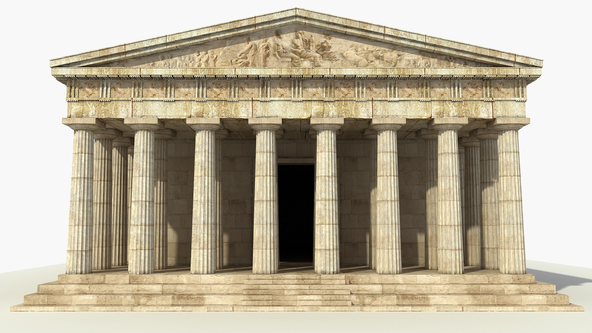 Parthenon 3D Model - TurboSquid 1906427