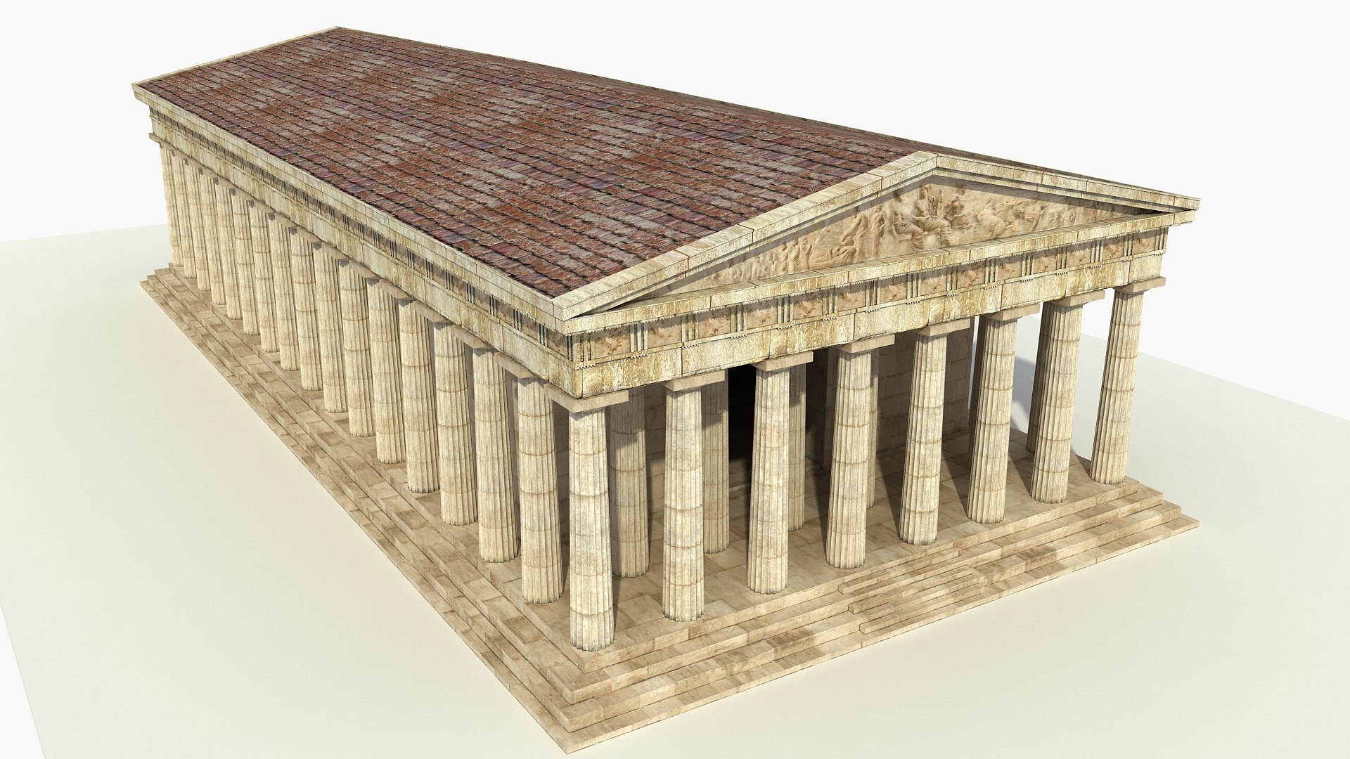 Parthenon 3D Model - TurboSquid 1906427