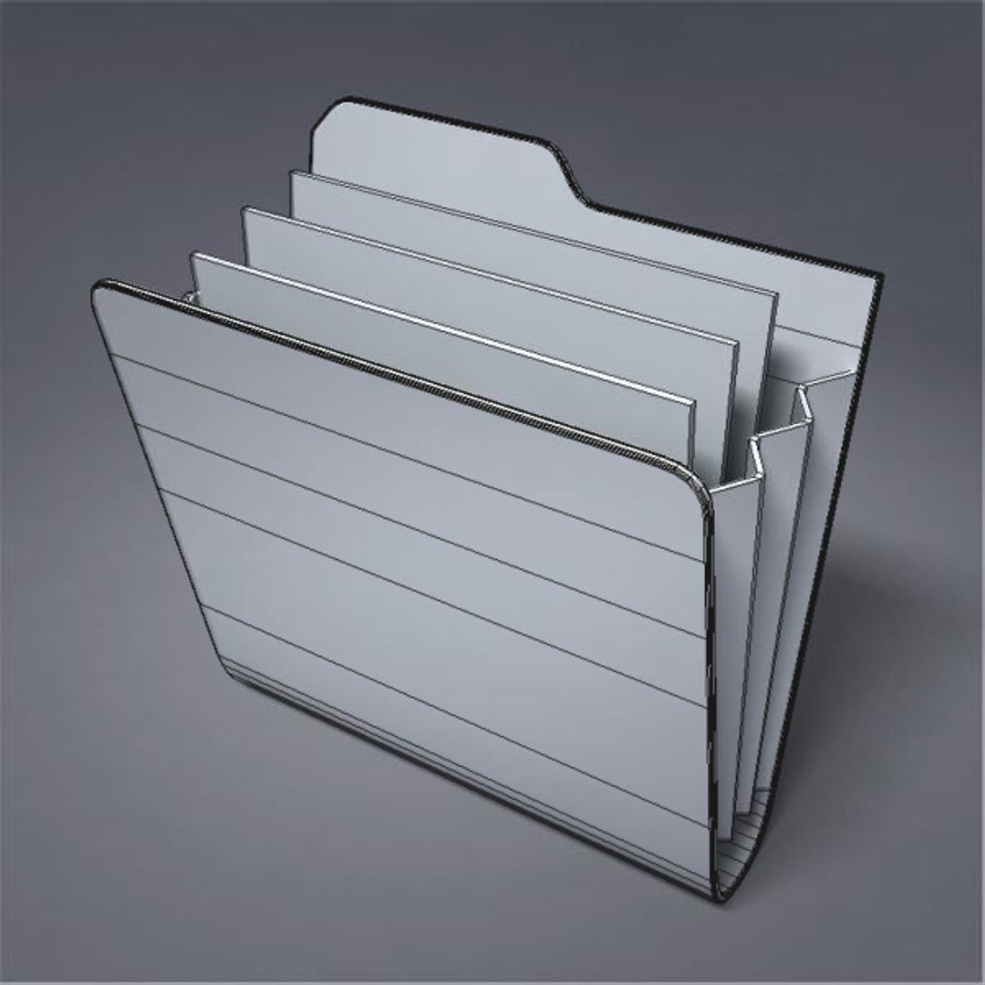 Icon Folder 3d Model