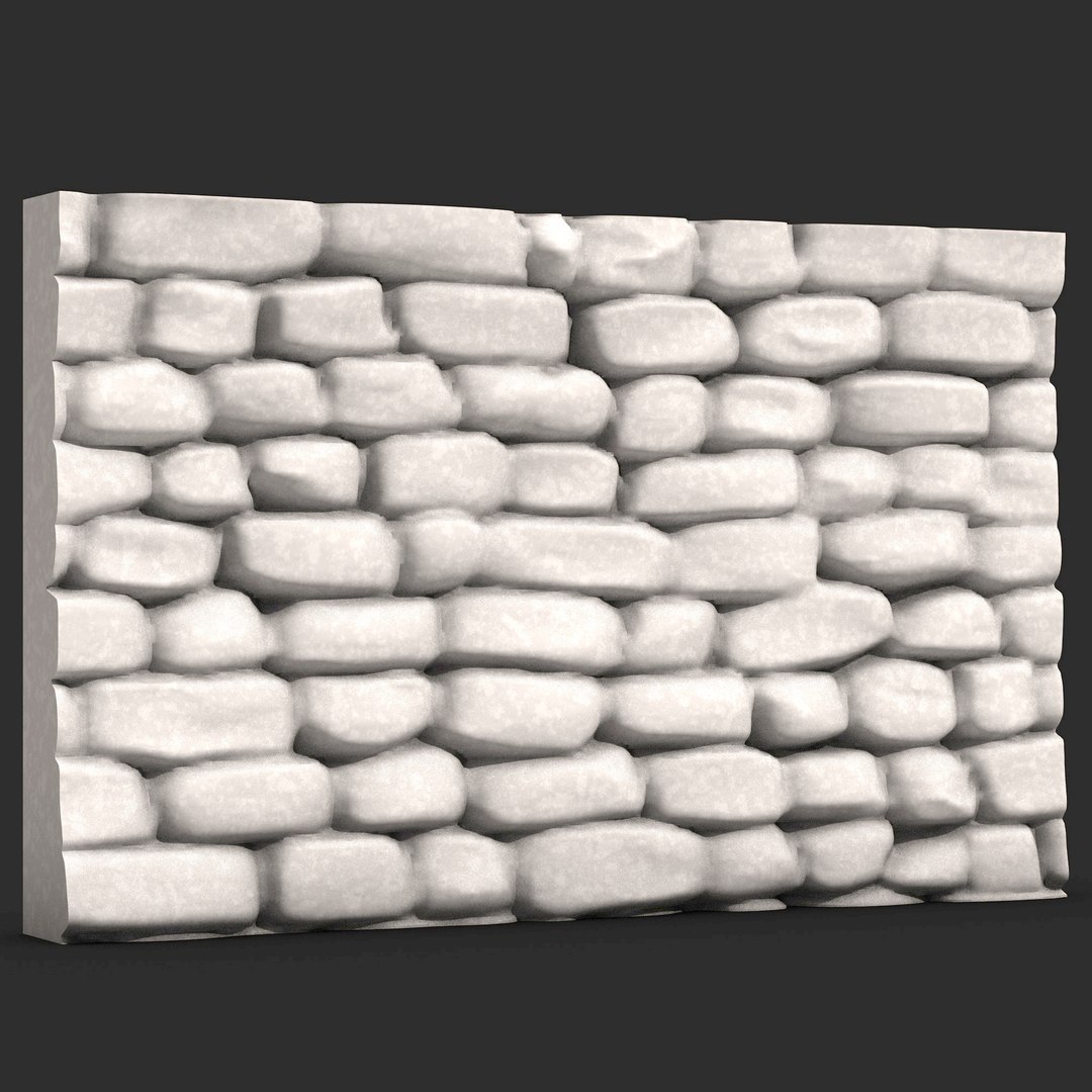 3D Stone Wall 26 - TurboSquid 2295382
