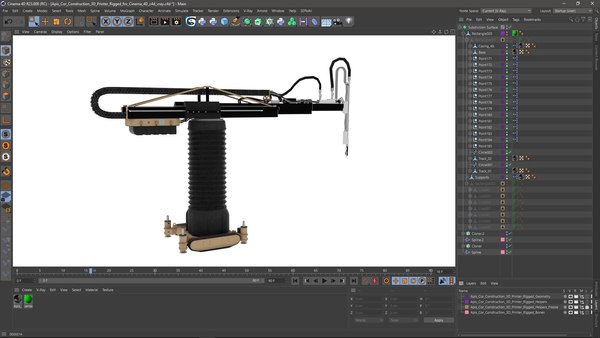 Apis Cor Construction 3D プリンターを Cinema 4D 用に改造3Dモデル - TurboSquid 2332360