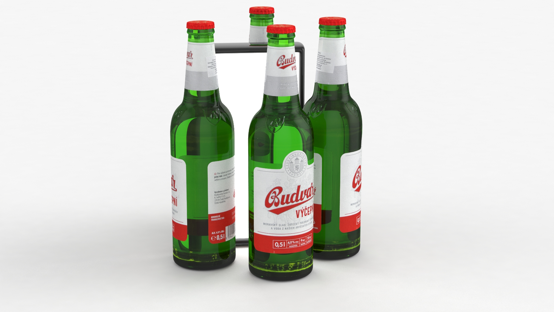啤酒瓶 Budvar Wycepni 500ml 20213D模型 - TurboSquid 1673244