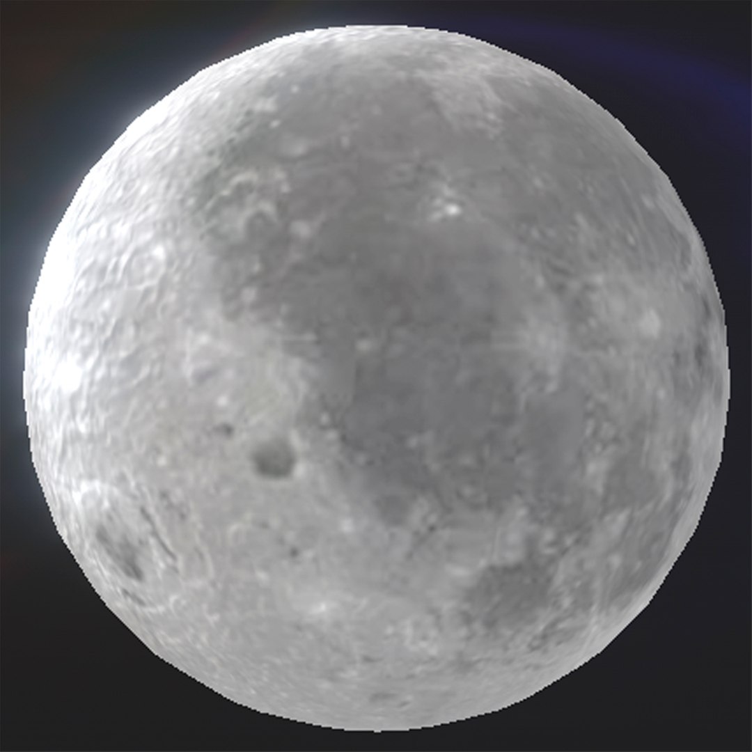 Moon Model - TurboSquid 1916000