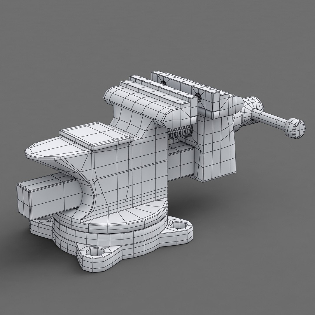 3d Model Of Vise