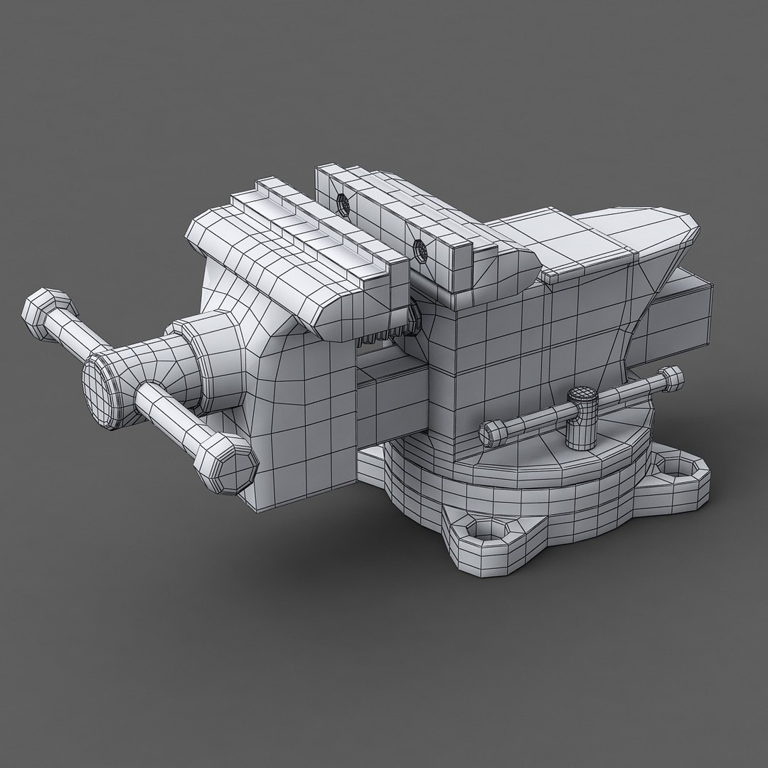 3d Model Of Vise