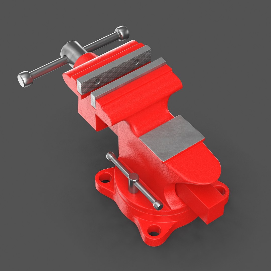 3d Model Of Vise