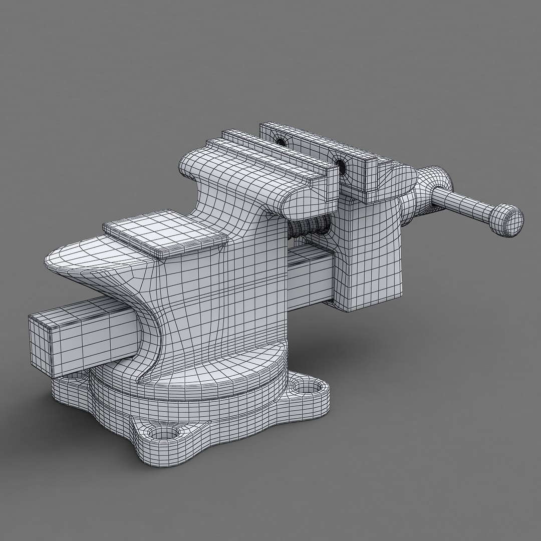 3d Model Of Vise