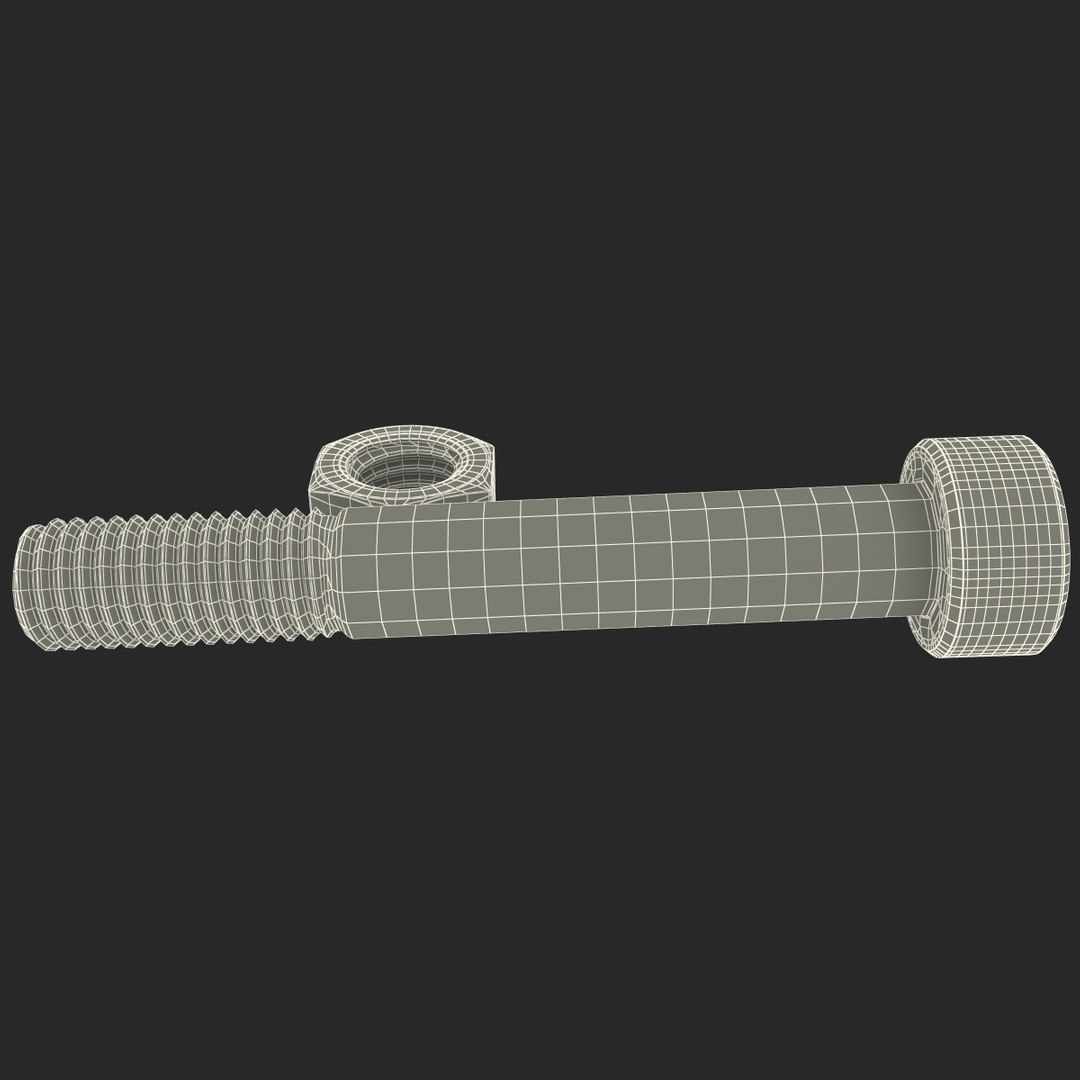 Nut Bolt 3d Model