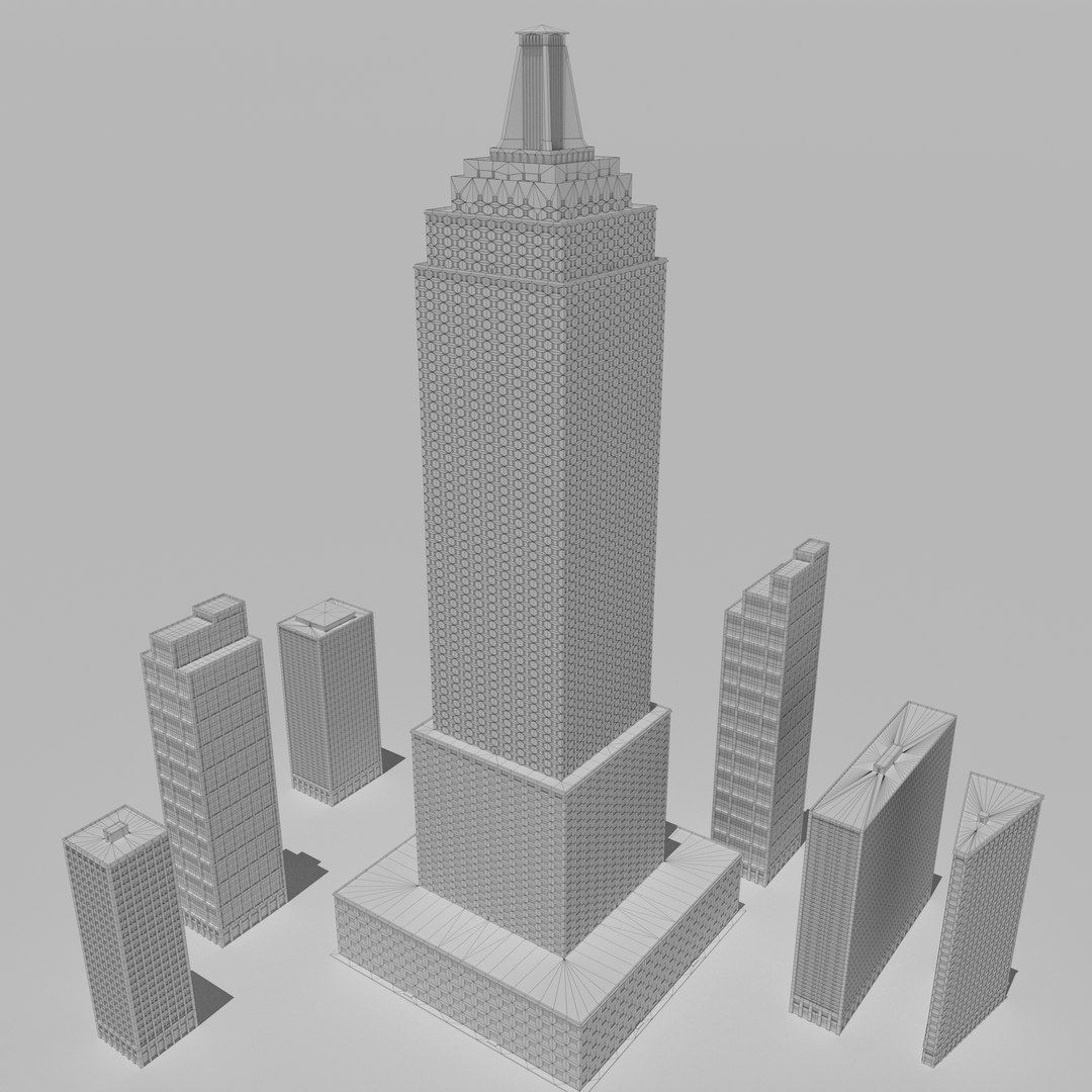 Free Skyscrapers Sky Model - TurboSquid 1690420