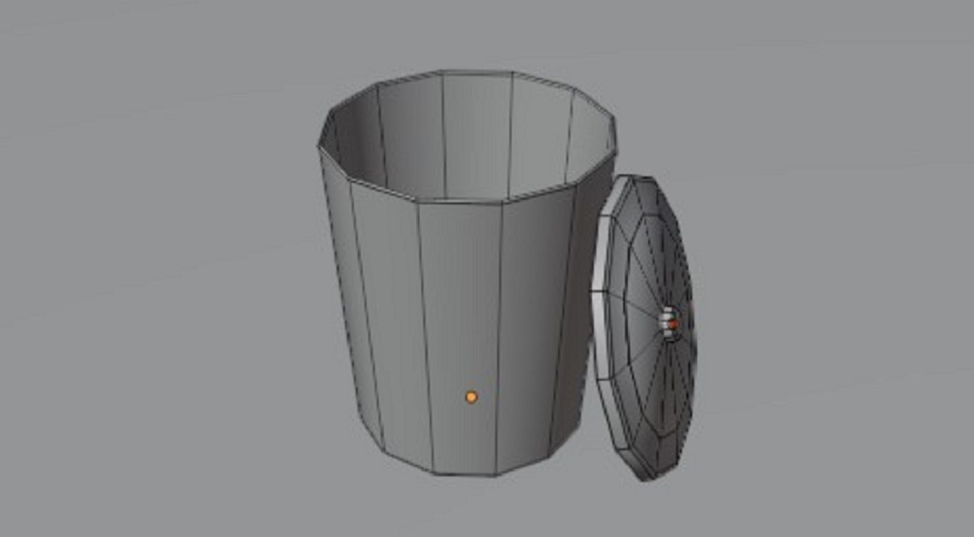 3D Low-poly Trash Can - TurboSquid 1980550