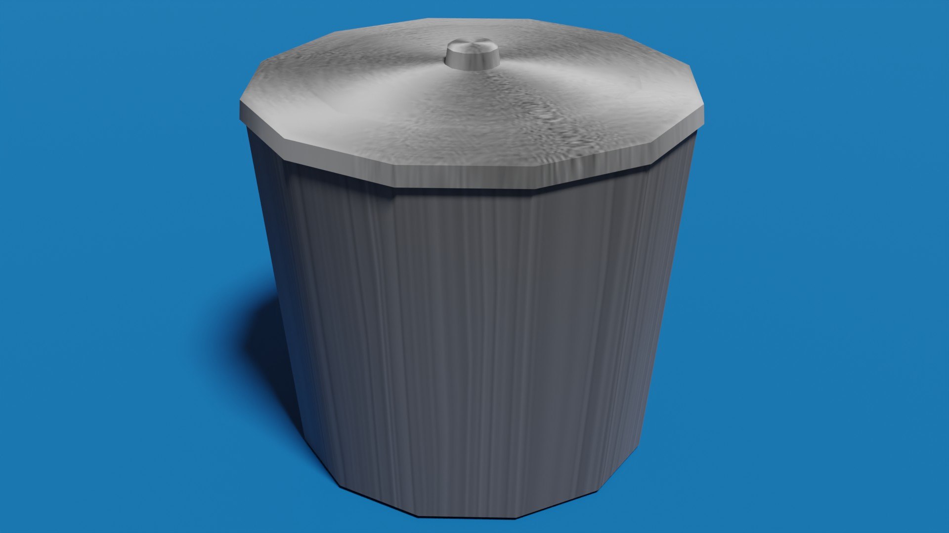 3D Low-poly Trash Can - TurboSquid 1980550
