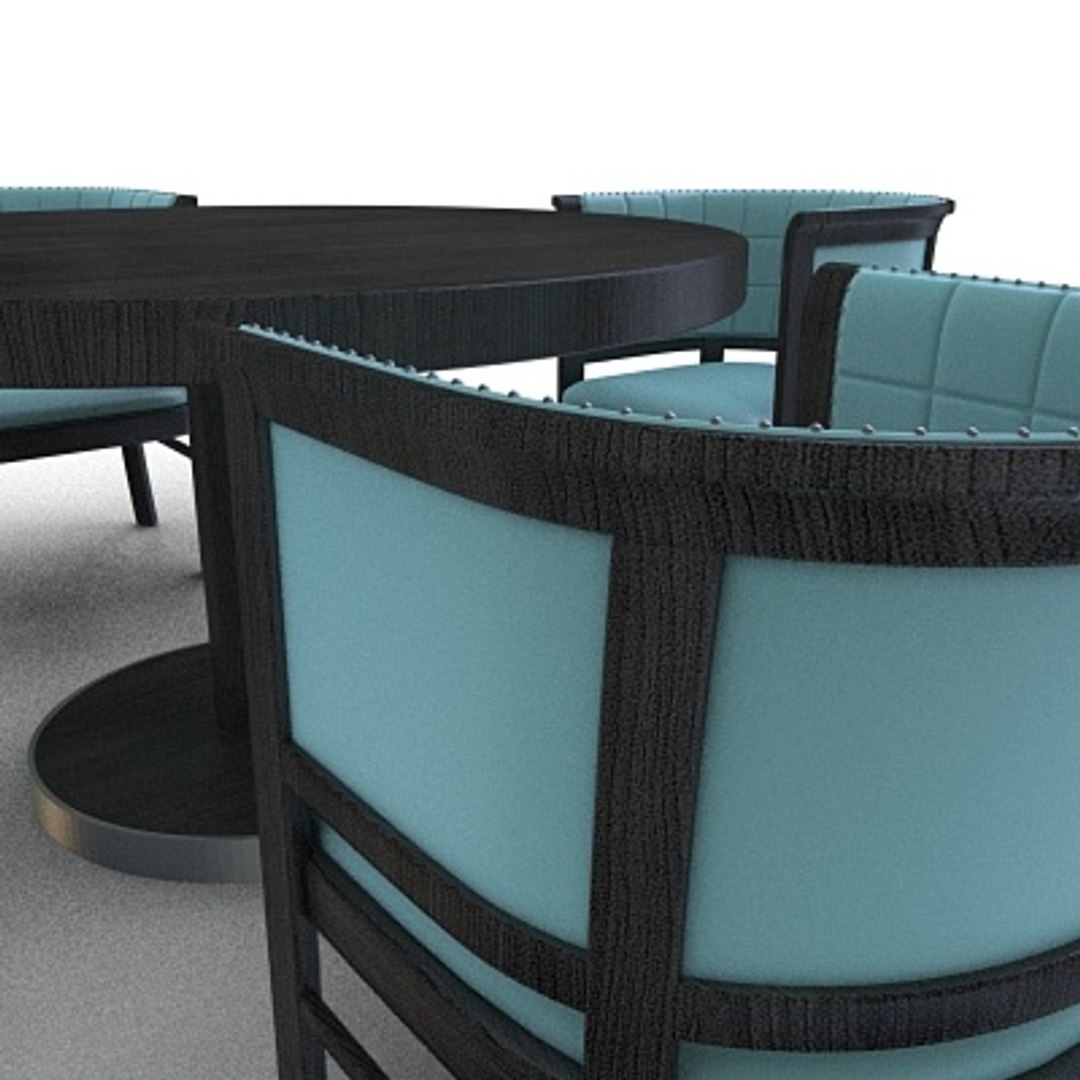 Retro Furniture 3d Model