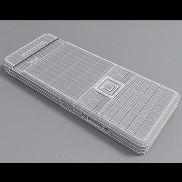 sony ericsson c902 3d model