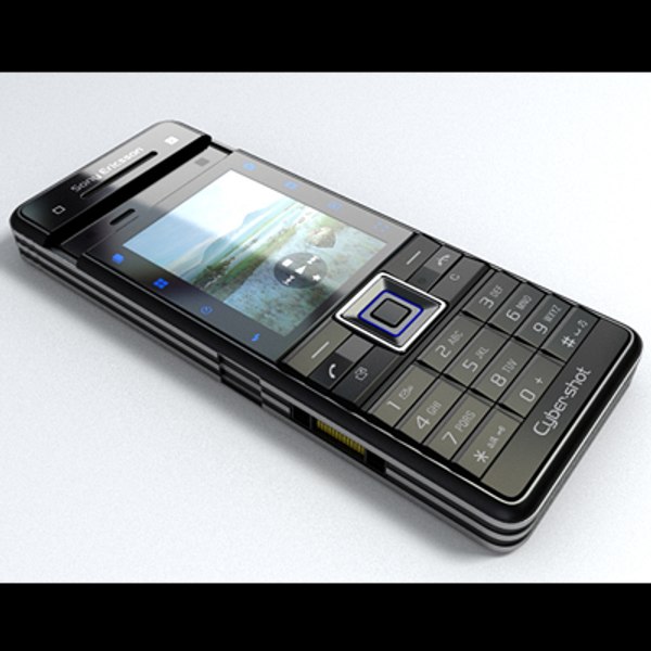sony ericsson c902 3d model