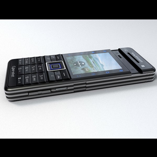 sony ericsson c902 3d model