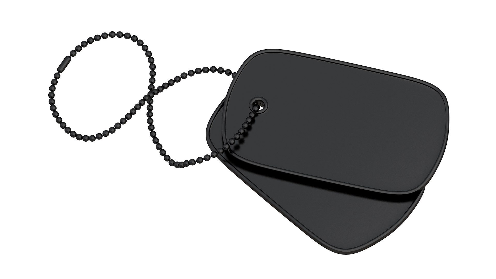 Black Dog Tags 3D Model - TurboSquid 2233712