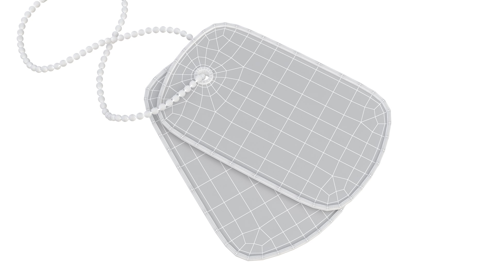 Black Dog Tags 3D Model - TurboSquid 2233712