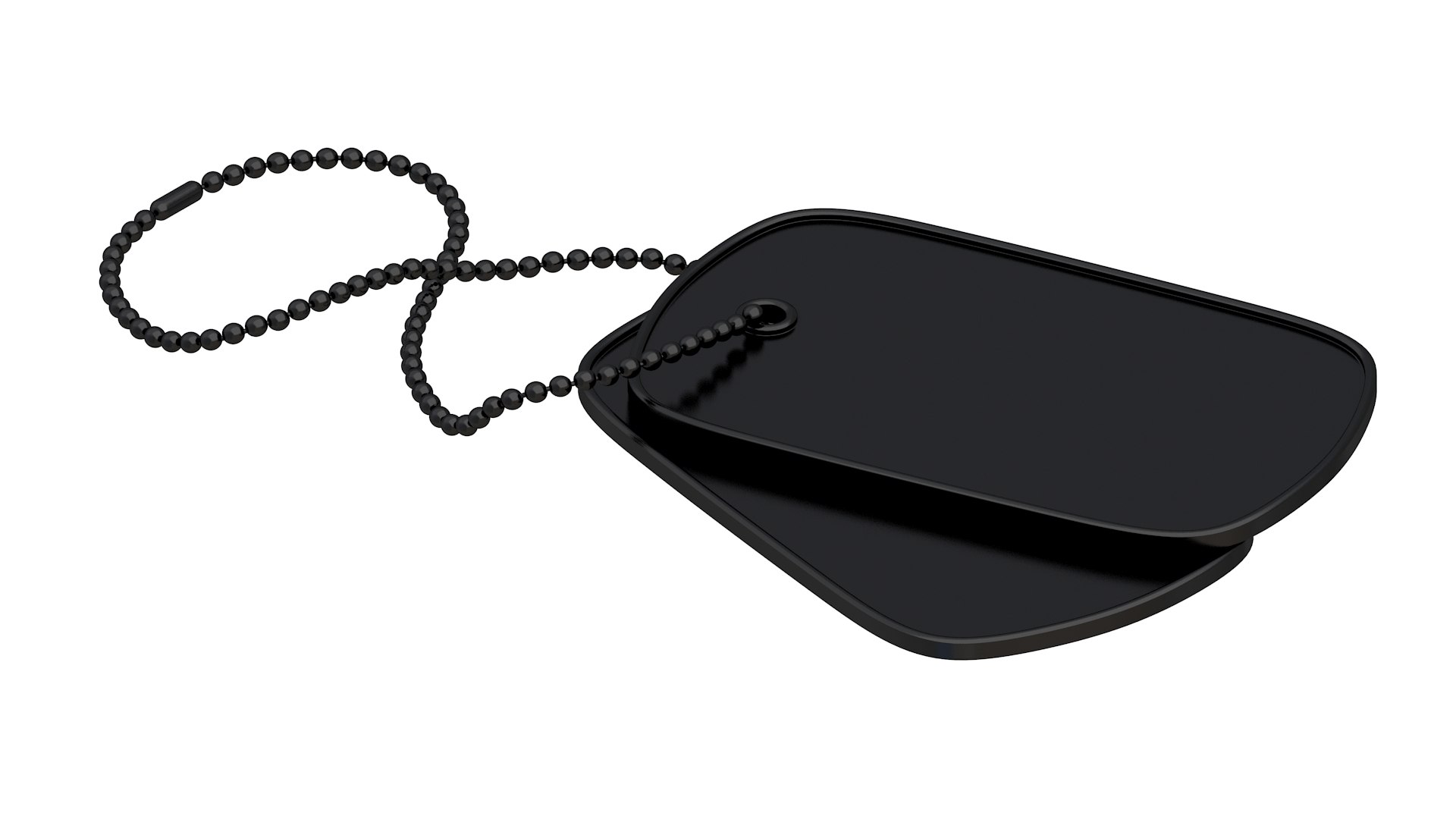 Black Dog Tags 3D Model - TurboSquid 2233712