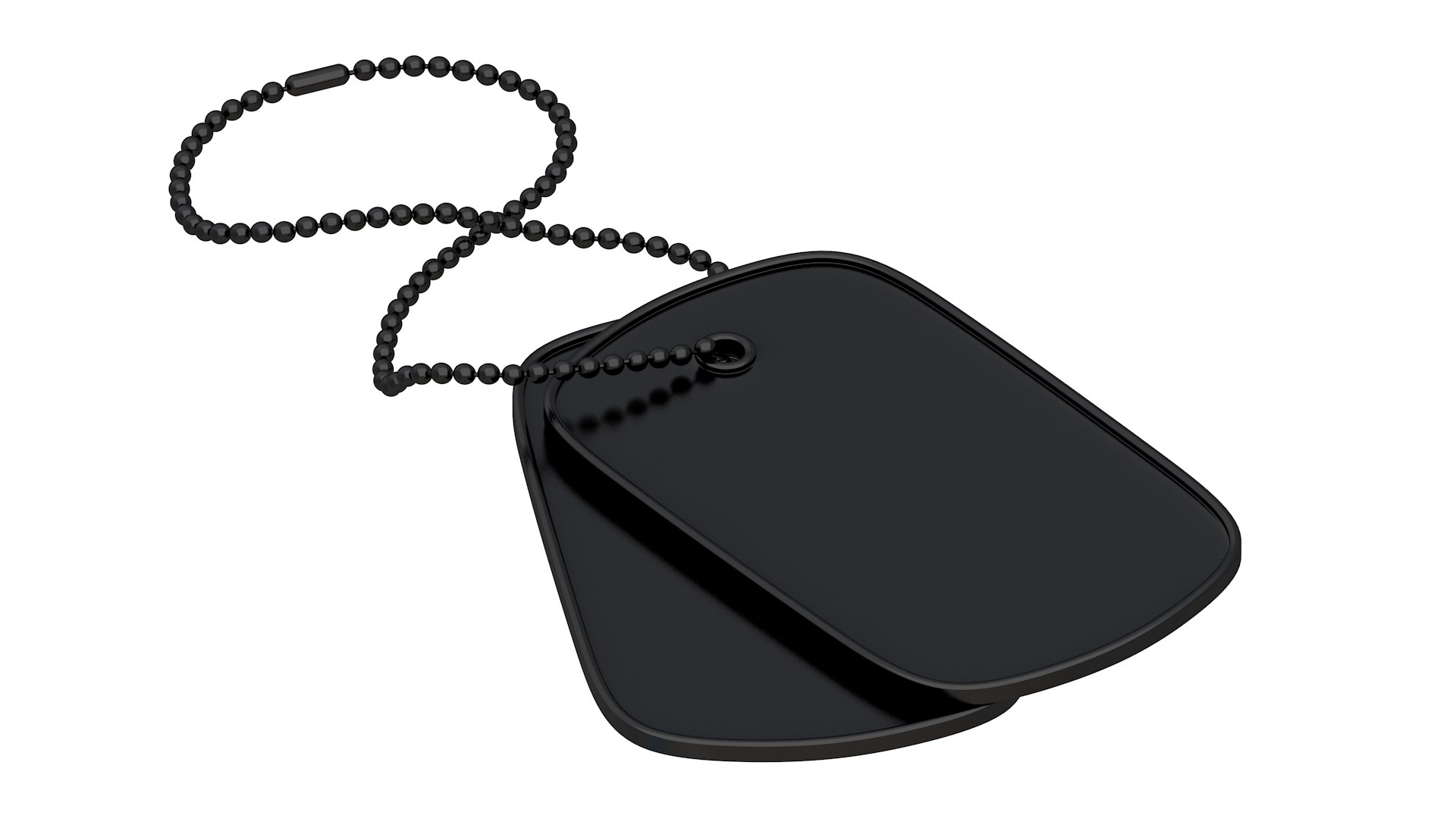 Black Dog Tags 3D Model - TurboSquid 2233712