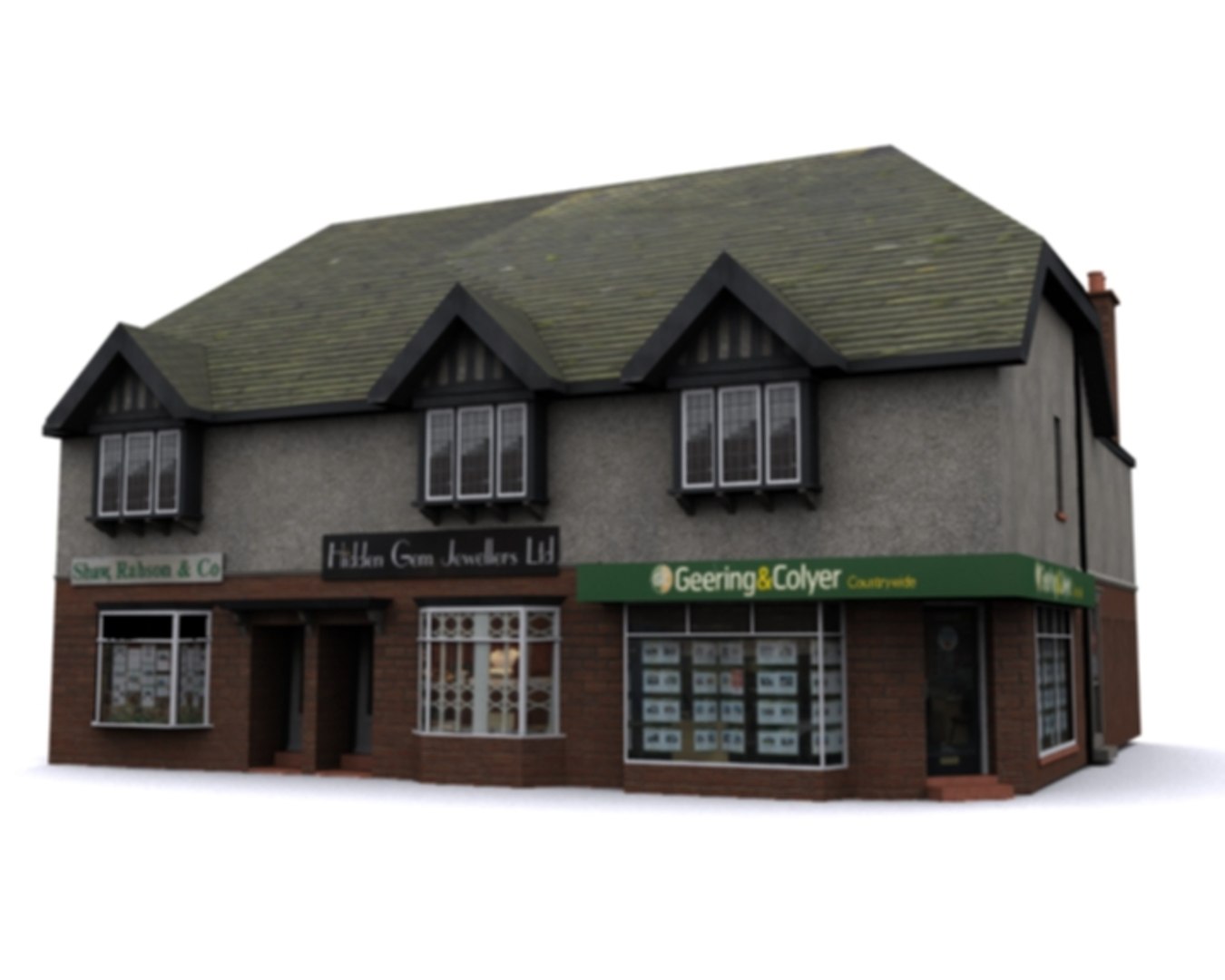 shop building 3d model