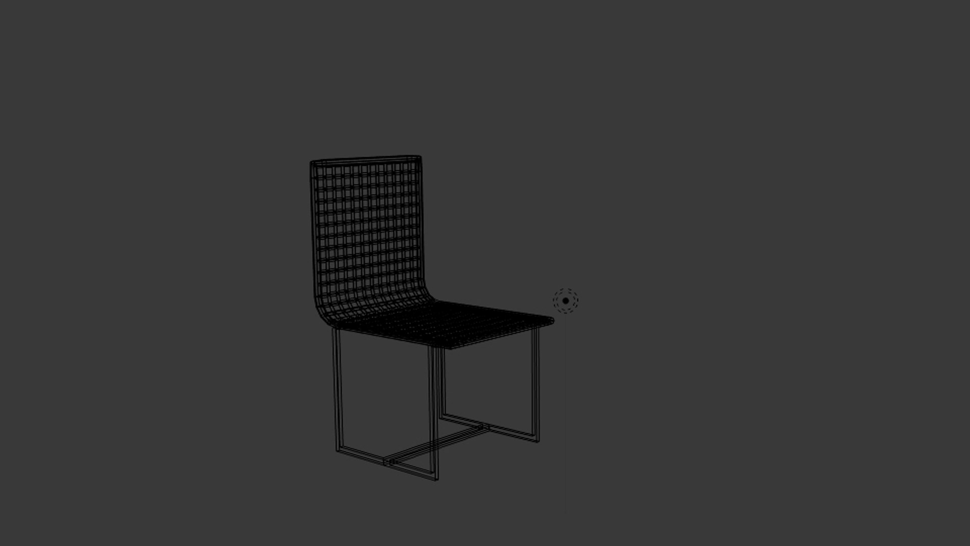 Wireframe Chair Model - TurboSquid 1229970