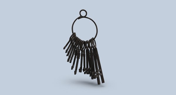 Skeleton-jailer-keys---hanging 3D model - TurboSquid 1216421