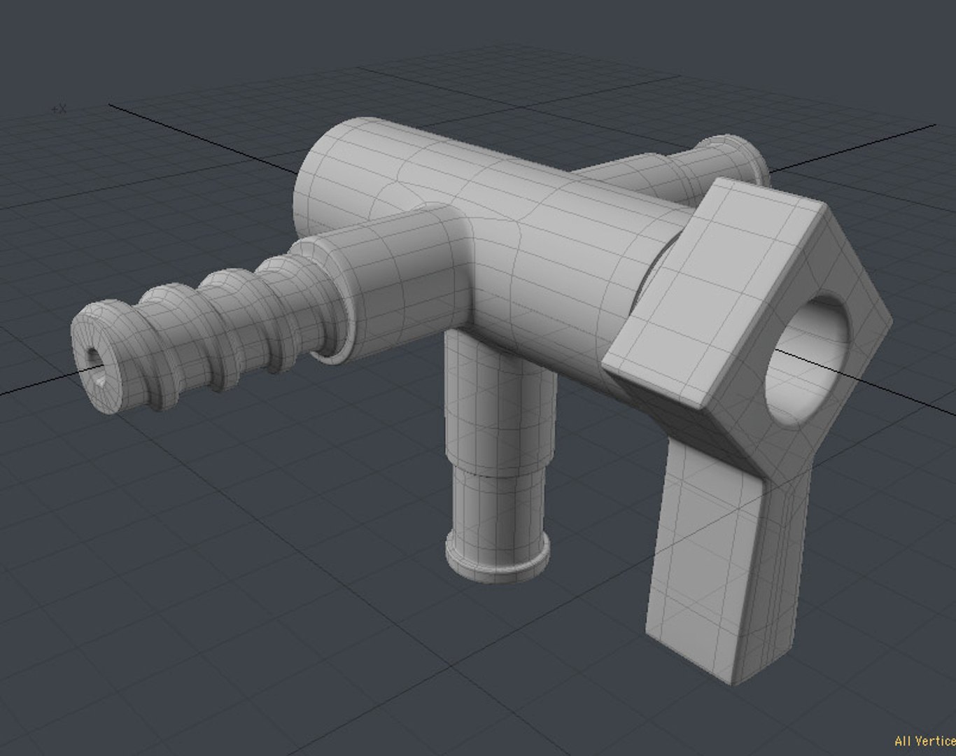 3d Threaded Valve Bolt