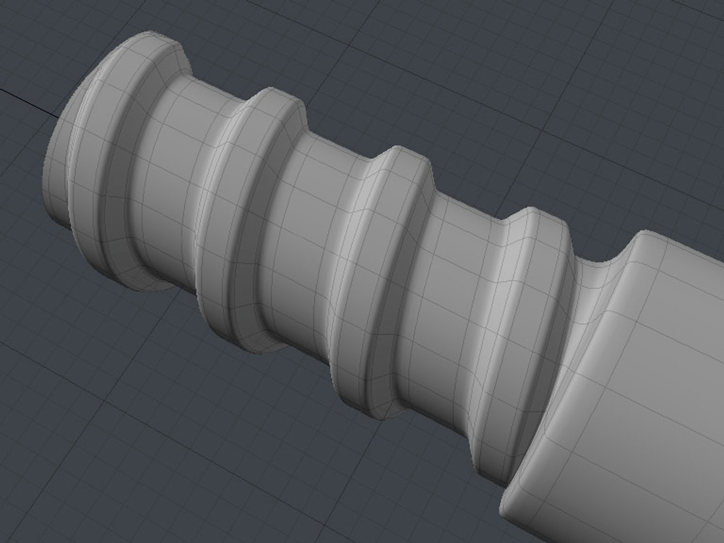 3d Threaded Valve Bolt