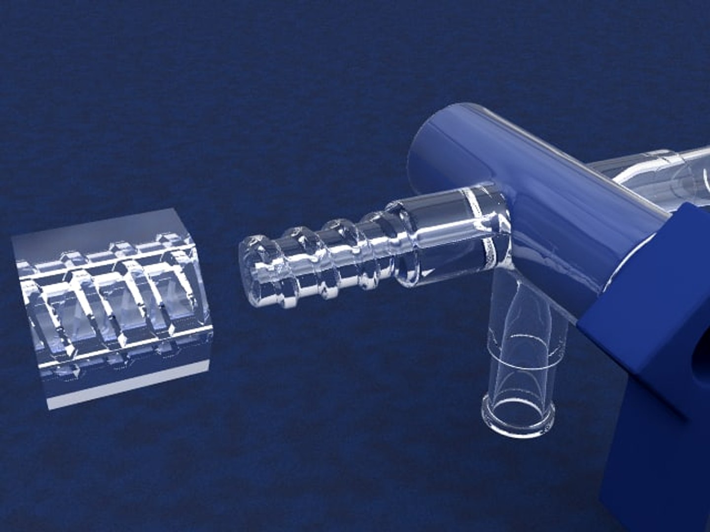 3d Threaded Valve Bolt