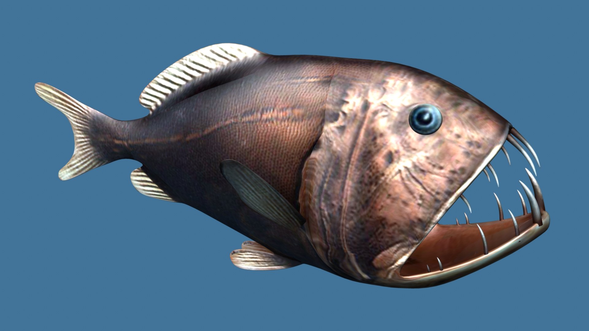 Fangtooth Fish 3D - TurboSquid 2195062