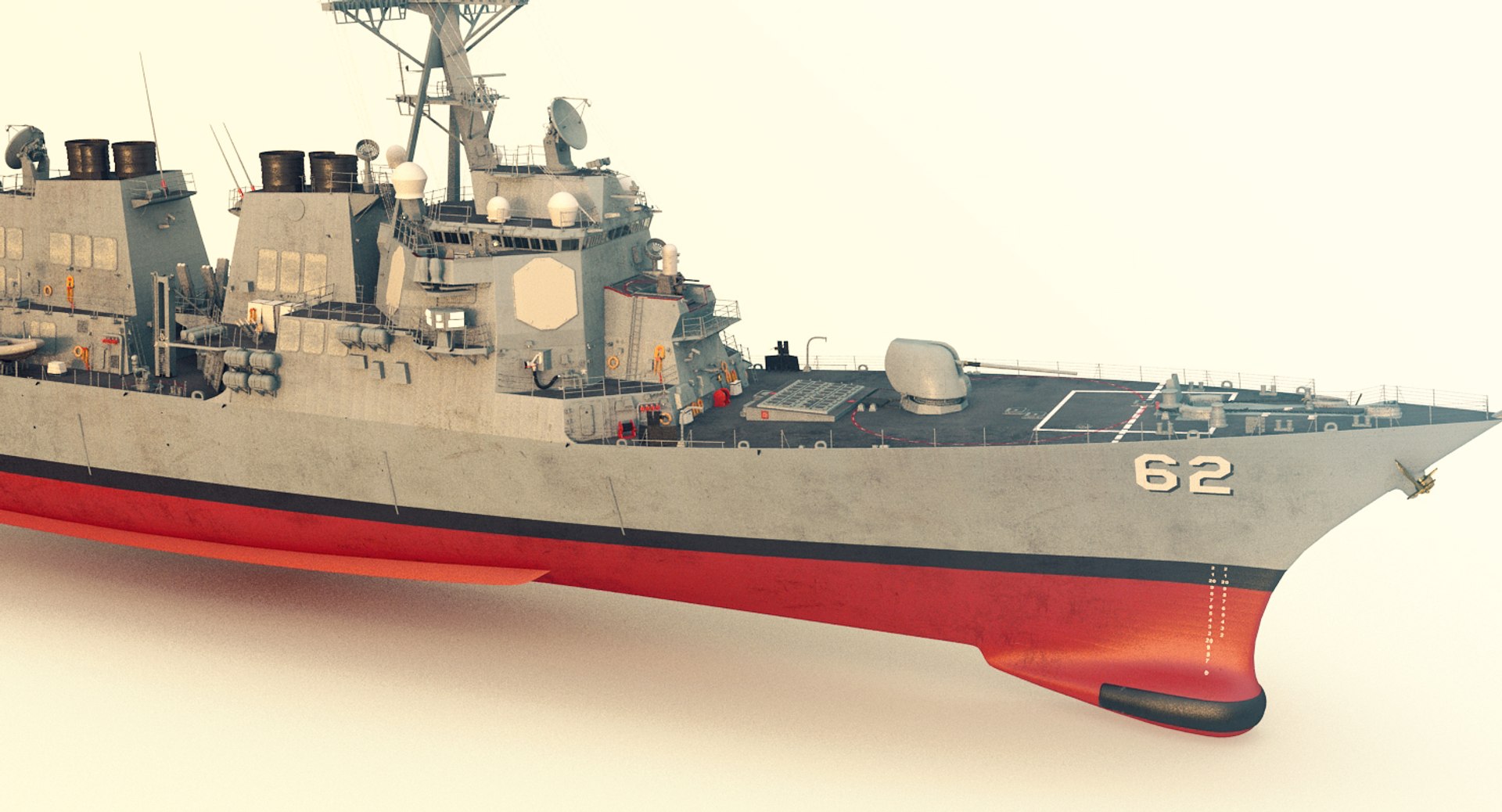 3D 2 uss fitzgerald ddg model - TurboSquid 1424915