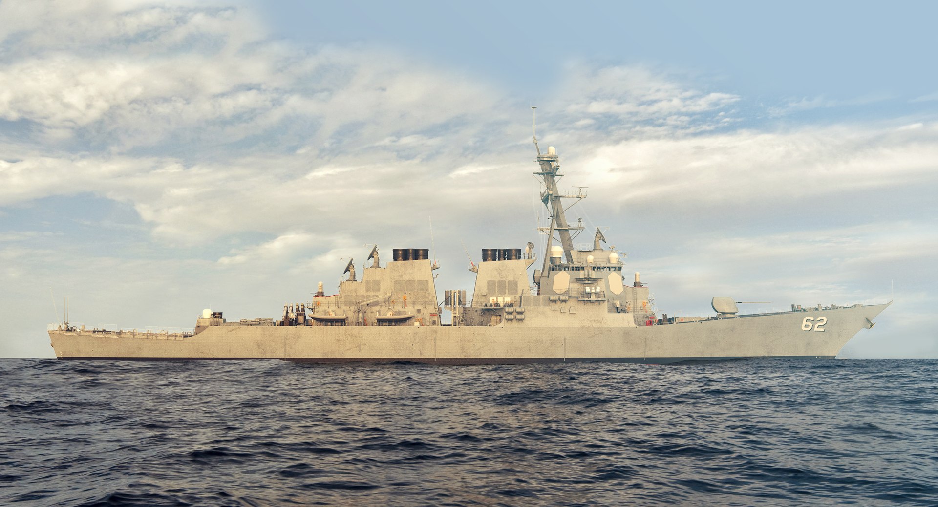 3D 2 uss fitzgerald ddg model - TurboSquid 1424915