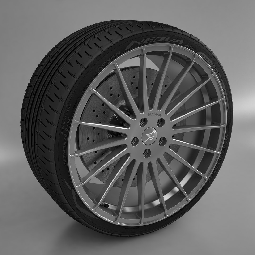 3ds Max Hamann Evo Alloy Wheel