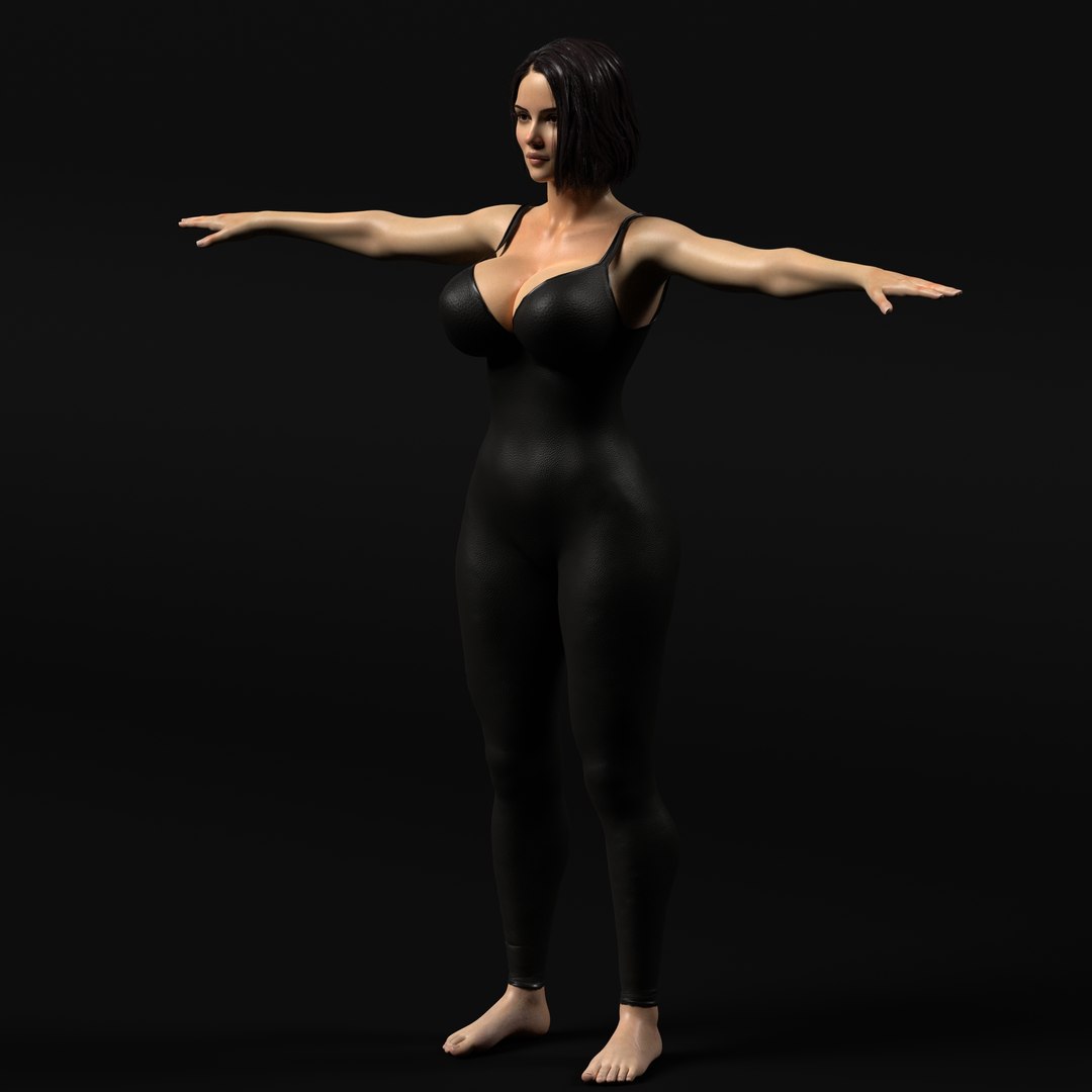 Realistic Detailed Sexy Woman Character Unreal Engine Ready - HAZEL 3D ...