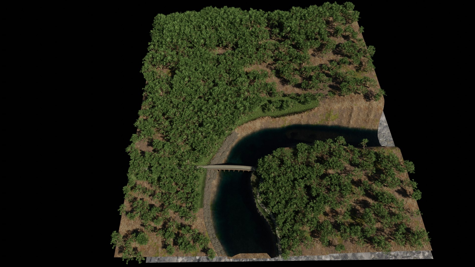 Park scene 3D - TurboSquid 1707342
