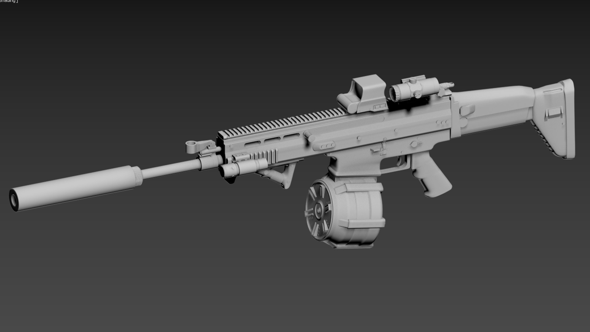 Fn scar - details model - TurboSquid 1491502