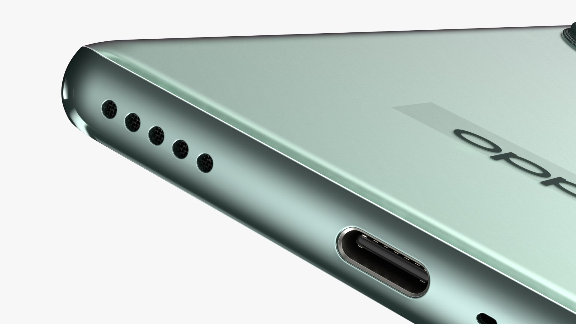 3D OPPO Reno 11 Green Model - TurboSquid 2157319